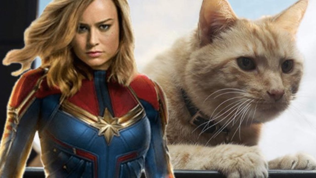 Captain Marvel Reproduced Classic Goose The Feline Scene From The